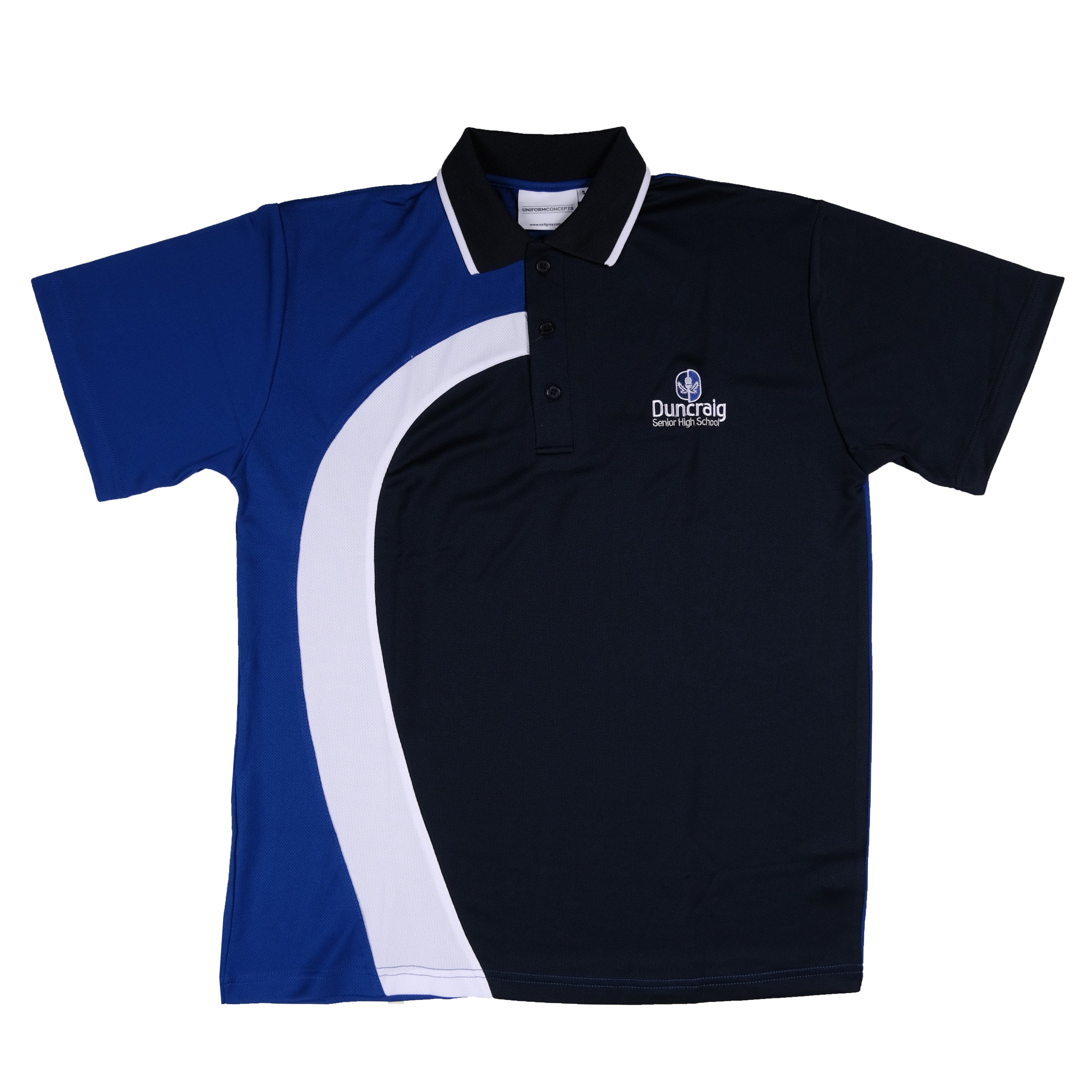 Duncraig Senior High School Faction Polo - Royal – Uniform Concepts ...